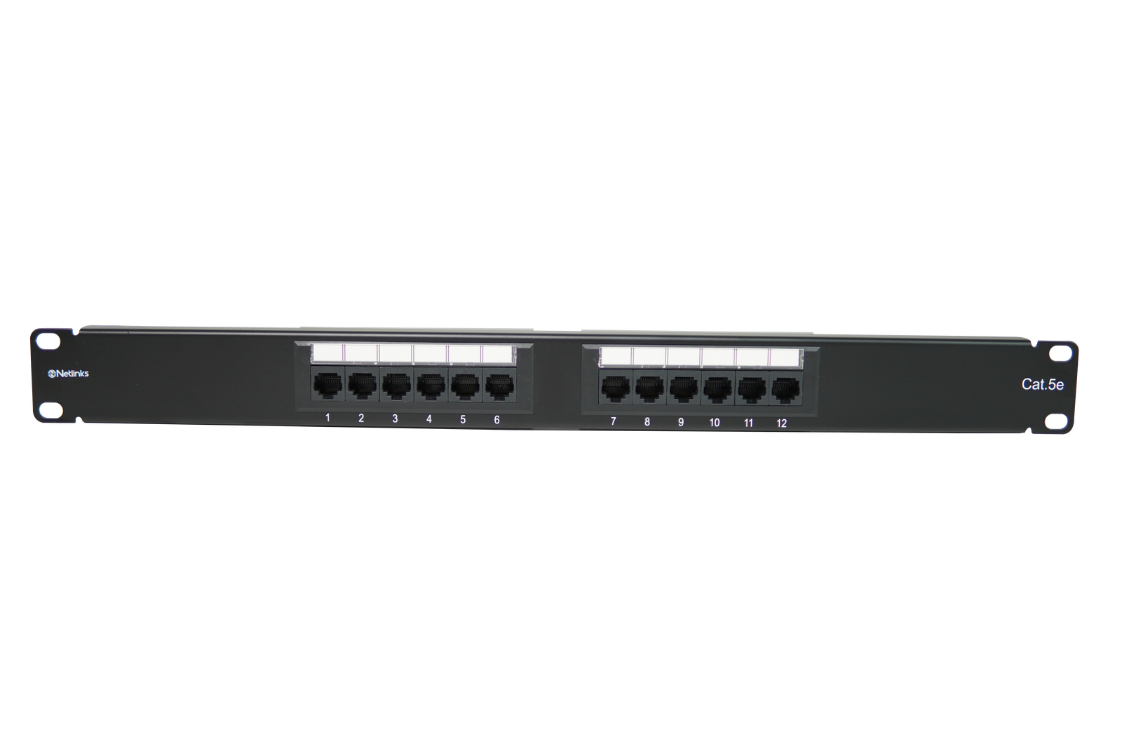 Patch Panel 12 Puertos Cat 5e Rackeable Netlinks (+IVA)